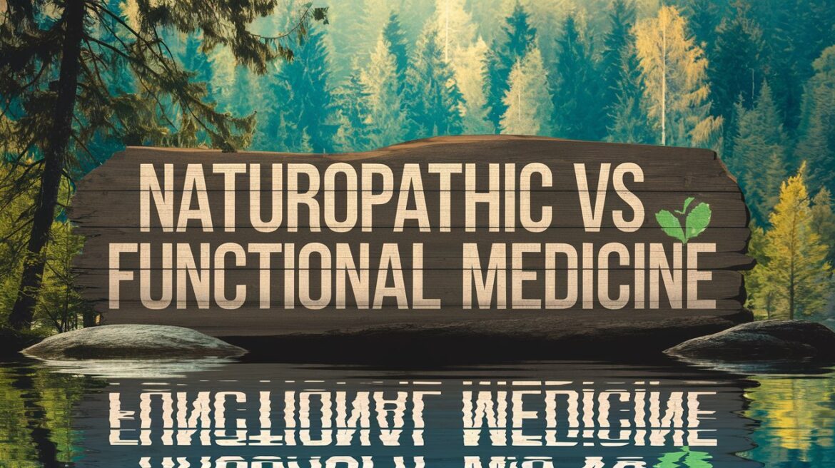Explore the differences between naturopathy & functional medicine